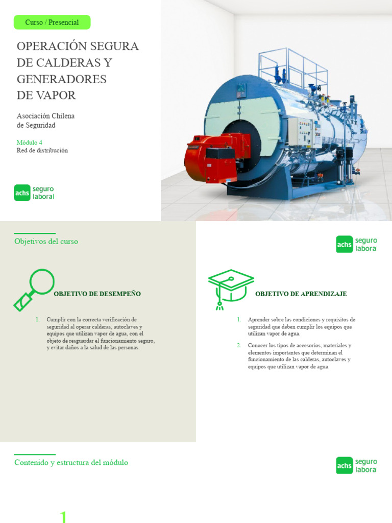 Operacion Segura de Calderas y Generadores de Vapor M4 RB2023 | PDF | Aislamiento térmico ...