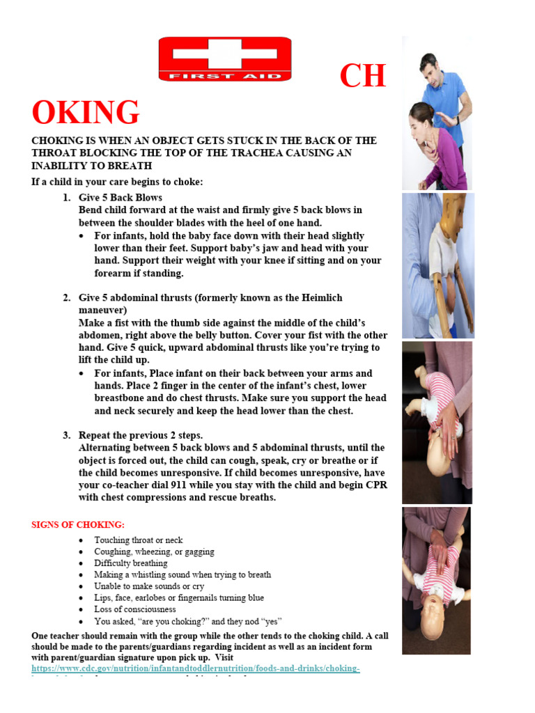 Choking | PDF | Emergency Medical Services | First Aid