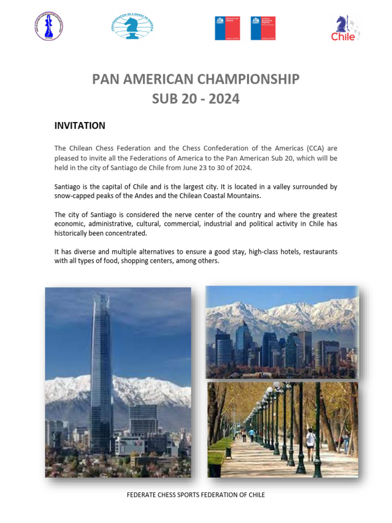 Panamerican U20 STGO 2024 Tournament Rules and Regulations Eng | PDF ...