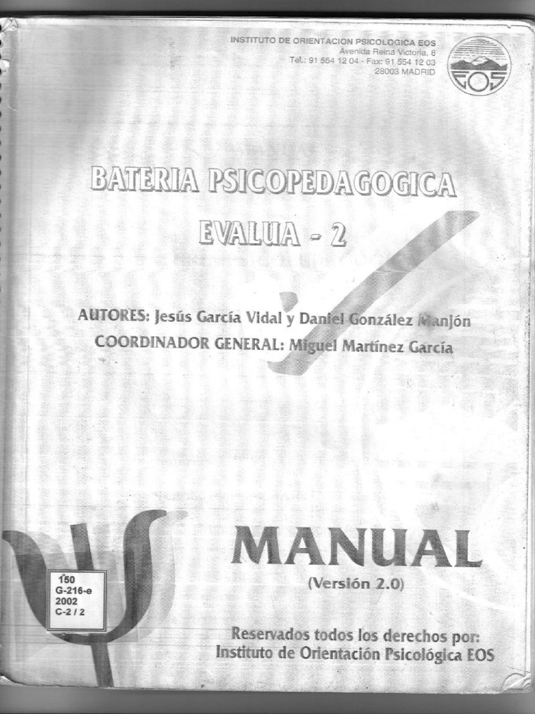 Manual Evalua 2 | PDF