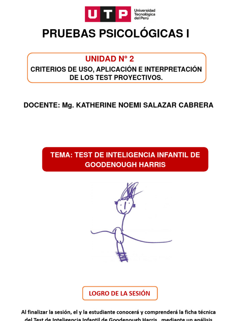 Test de Goodenough Harris: Aplicación e Interpretación | PDF ...
