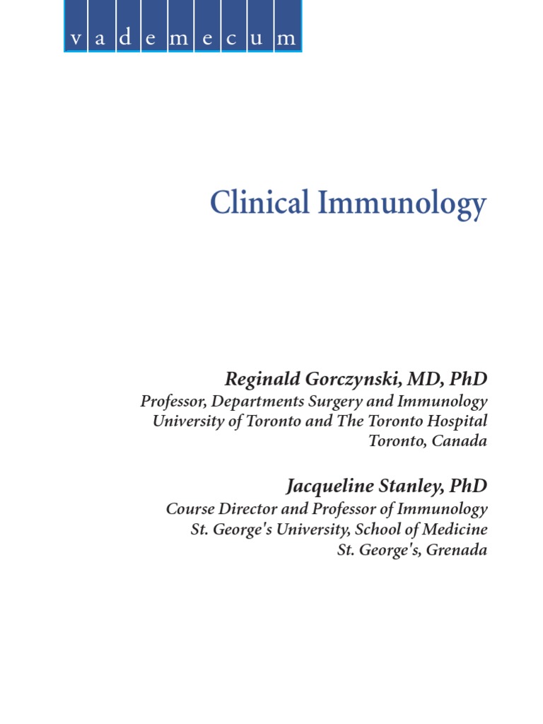 Clinical Immunology Pdf Free Download – BLVB