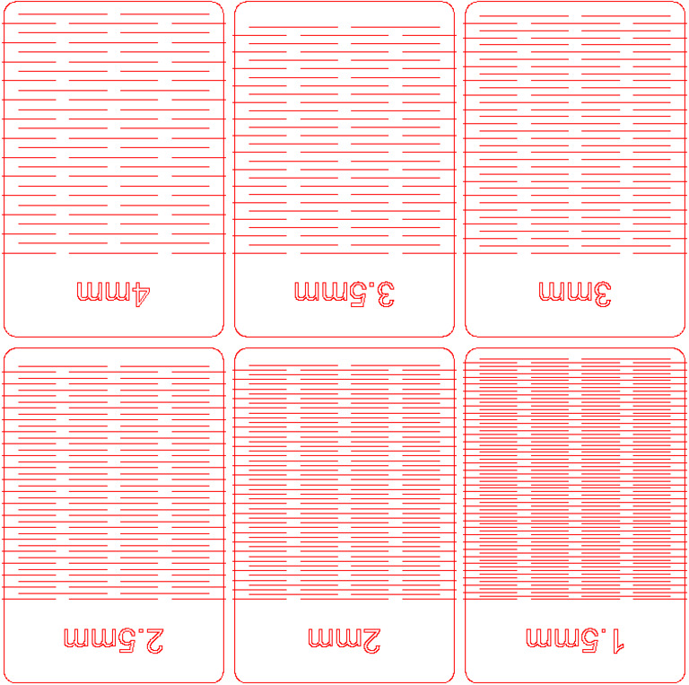 Living Hinge Test Swatches | PDF