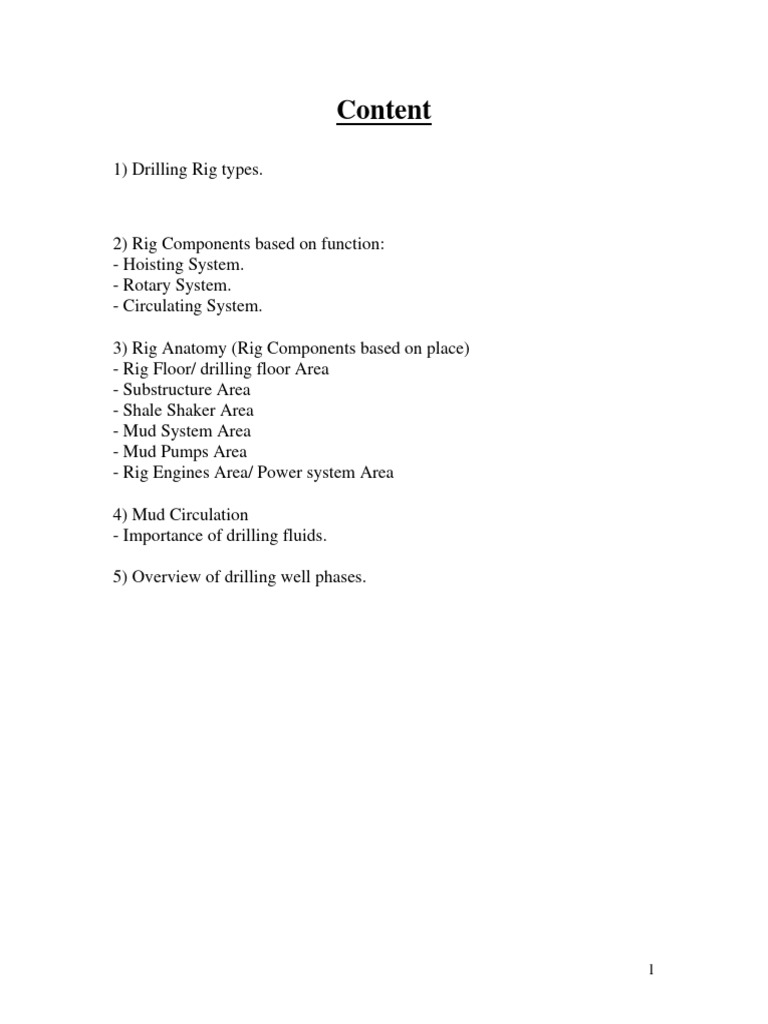 Drilling Rigs | Download Free PDF | Drilling Rig | Mechanical Engineering