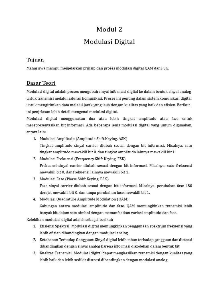 Siskom Modul 2 | PDF