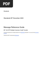 MT 103 Message Reference Guide | PDF | Debit Card | Euro