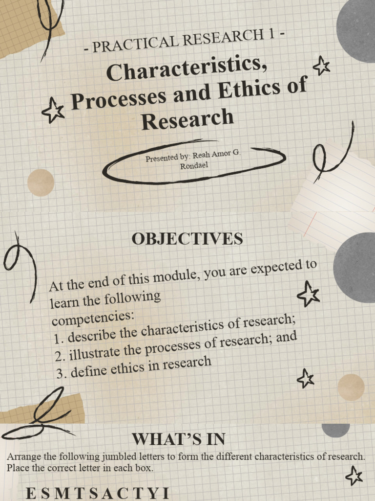Research Characteristics, Ethics | PDF | Quantitative Research ...
