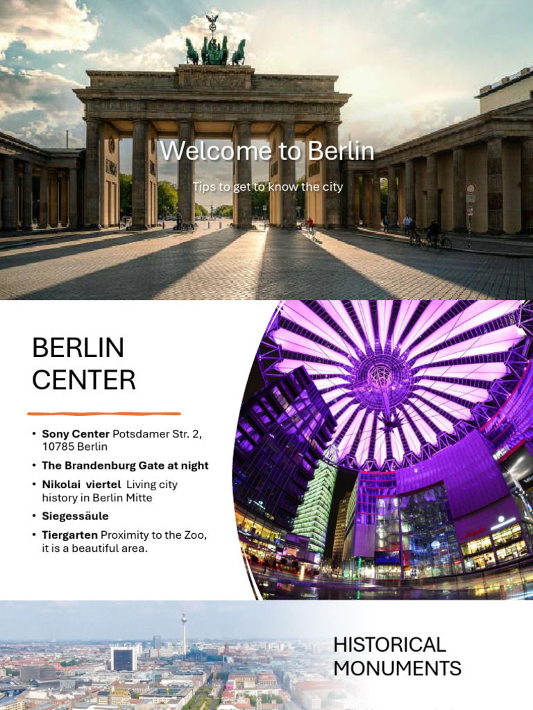 Berlin Travel Guide for Tourists | PDF