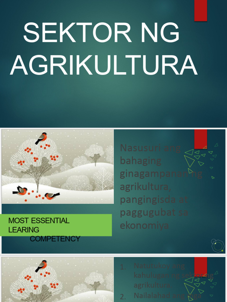 G9 AP Q4 Week 3 Agrikultura | PDF