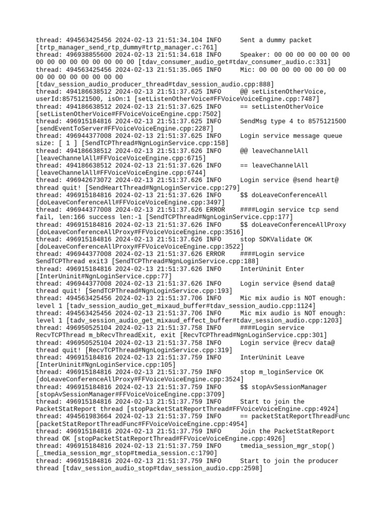 Ffrtc Log Bak Pdf Network Socket Communications Protocols 0785