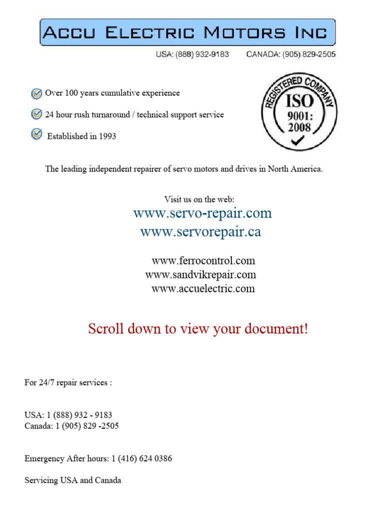 MDS-A-SVJ Servo | PDF | Vehicles