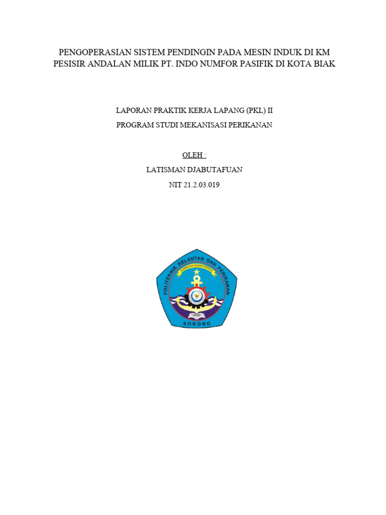 Laporan - PKL Ii Latisman | PDF