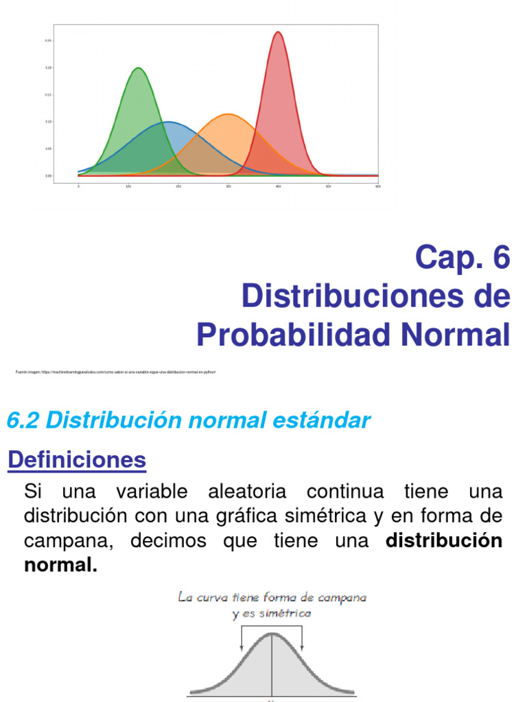Distribución Normal y Aplicaciones | PDF | Distribución normal ...