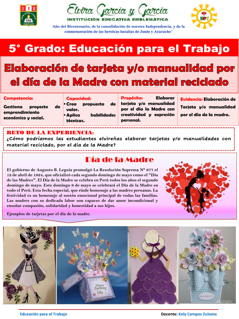 Act.5 - EPT - 5to - Dia de La Madre | PDF
