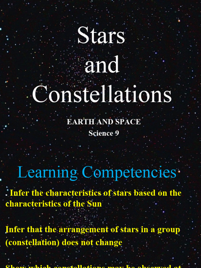 Stars and Constellations | PDF | Stars | Apparent Magnitude