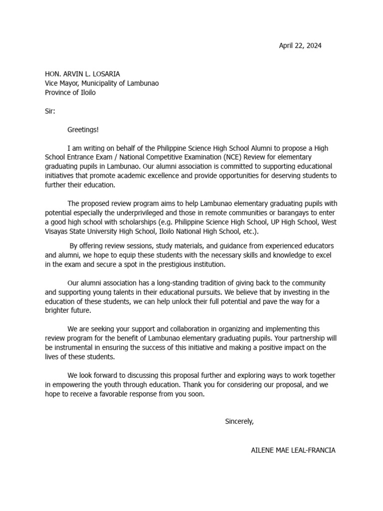 Proposed NCE Review | PDF