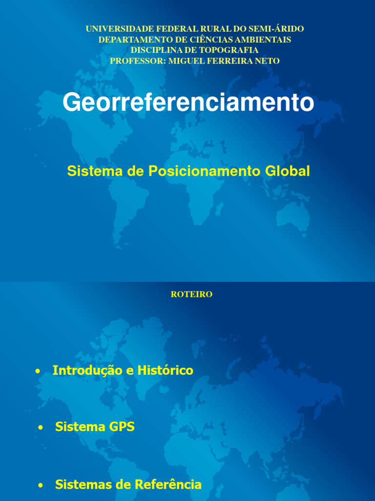 Sistema de Posicionamento Global | PDF | Sistema de Posicionamento Global (GPS) | Satélite