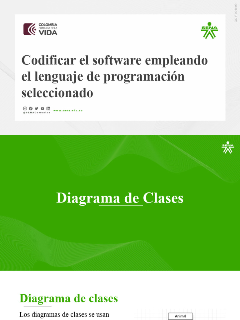 Codificar El Software Empleando El Lenguaje de Programación Seleccionado | PDF | Clase ...