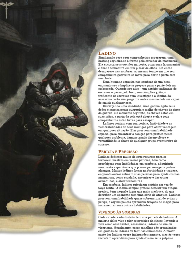 Ladino D&D | PDF | Mágico (fantasia) | Sabedoria