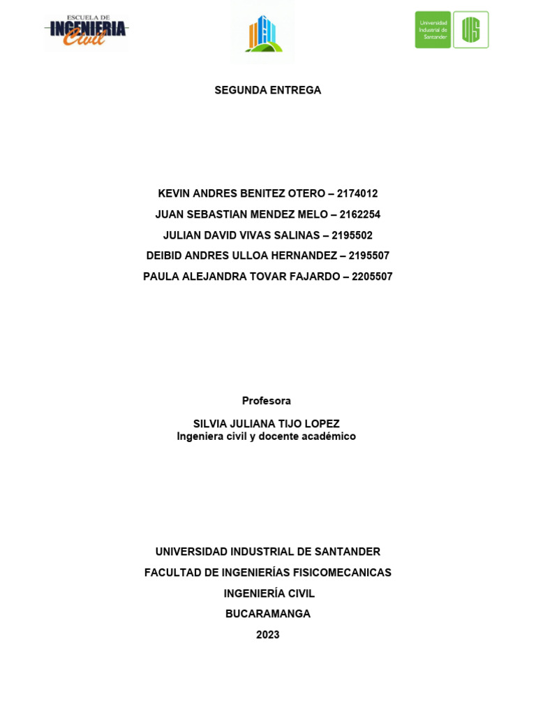 Eq10-Entrega 2 | PDF | Hormigón | Cemento