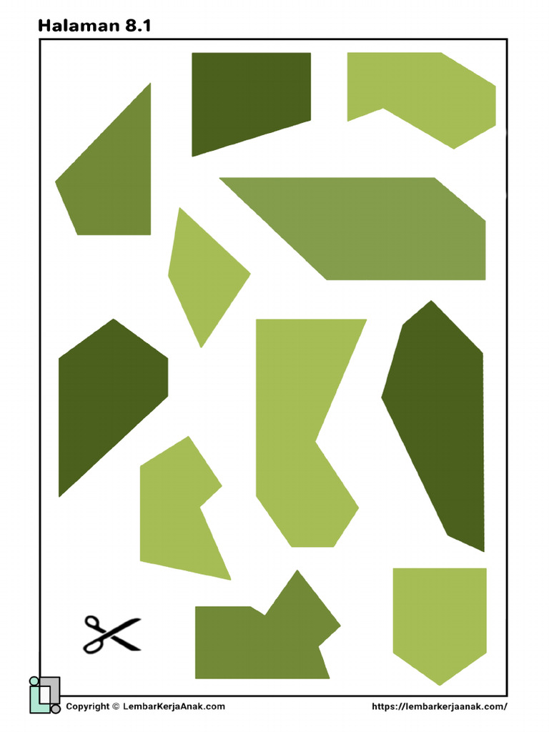 Puzzle Geometri - Poligon - Penyu | PDF