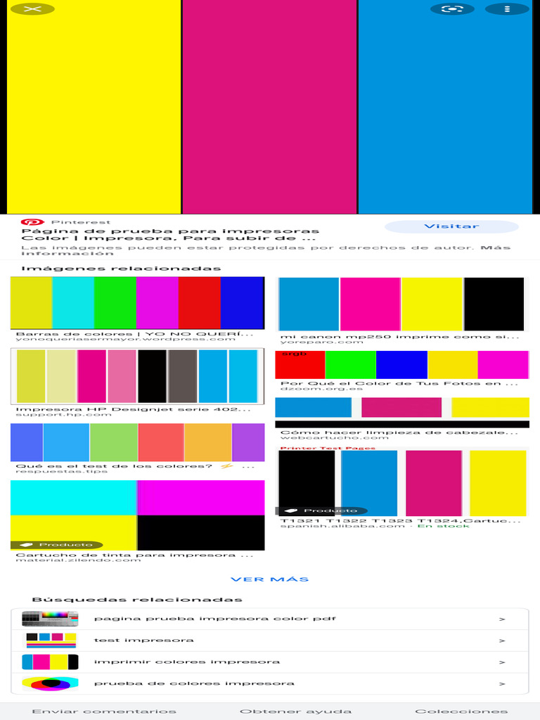 Prueba de Impresora a Color: Guía Rápida | PDF