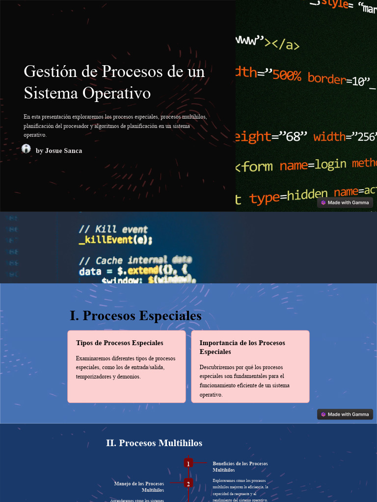 Gestion de Procesos de Un Sistema Operativo | PDF | Hilo (Computación) | Planificación