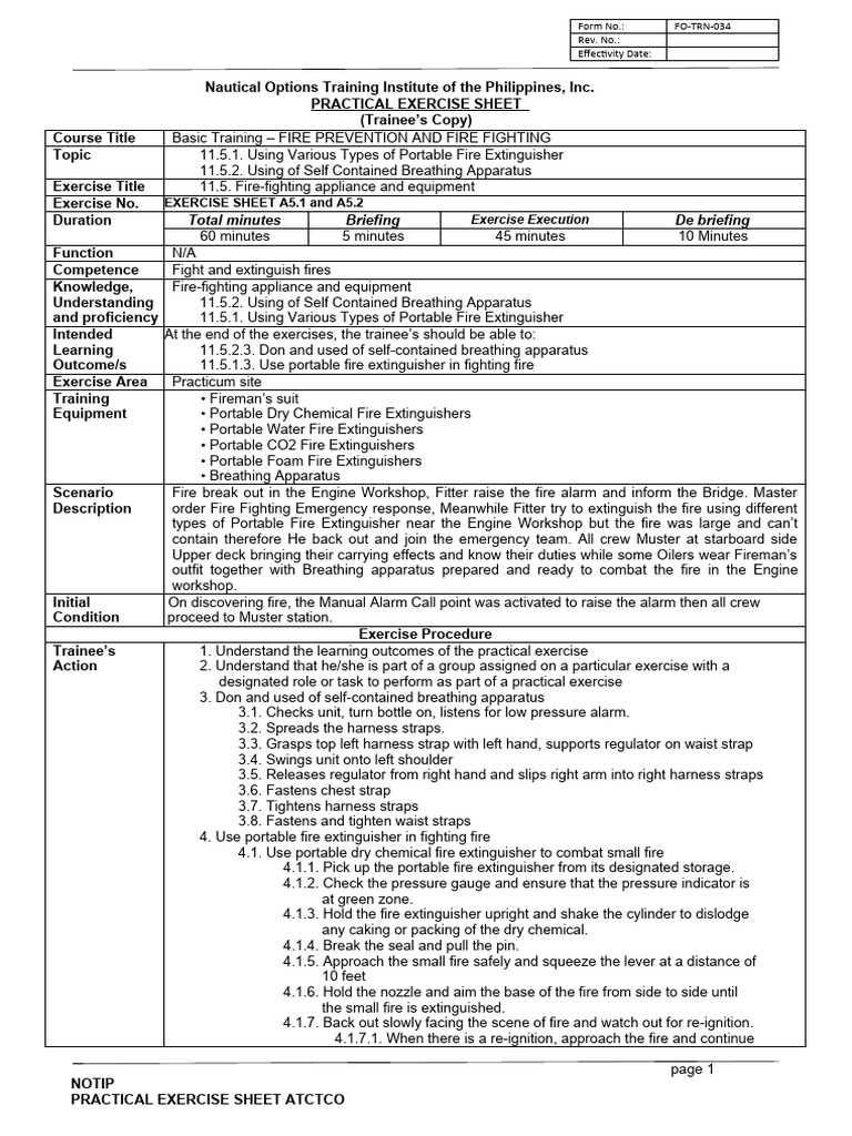 Total Minutes Briefing de Briefing: Exercise Sheet A5.1 and A5.2 | PDF ...