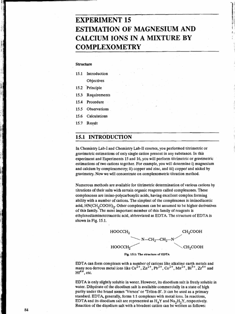 Experiment 01 | PDF | Chemistry | Titration