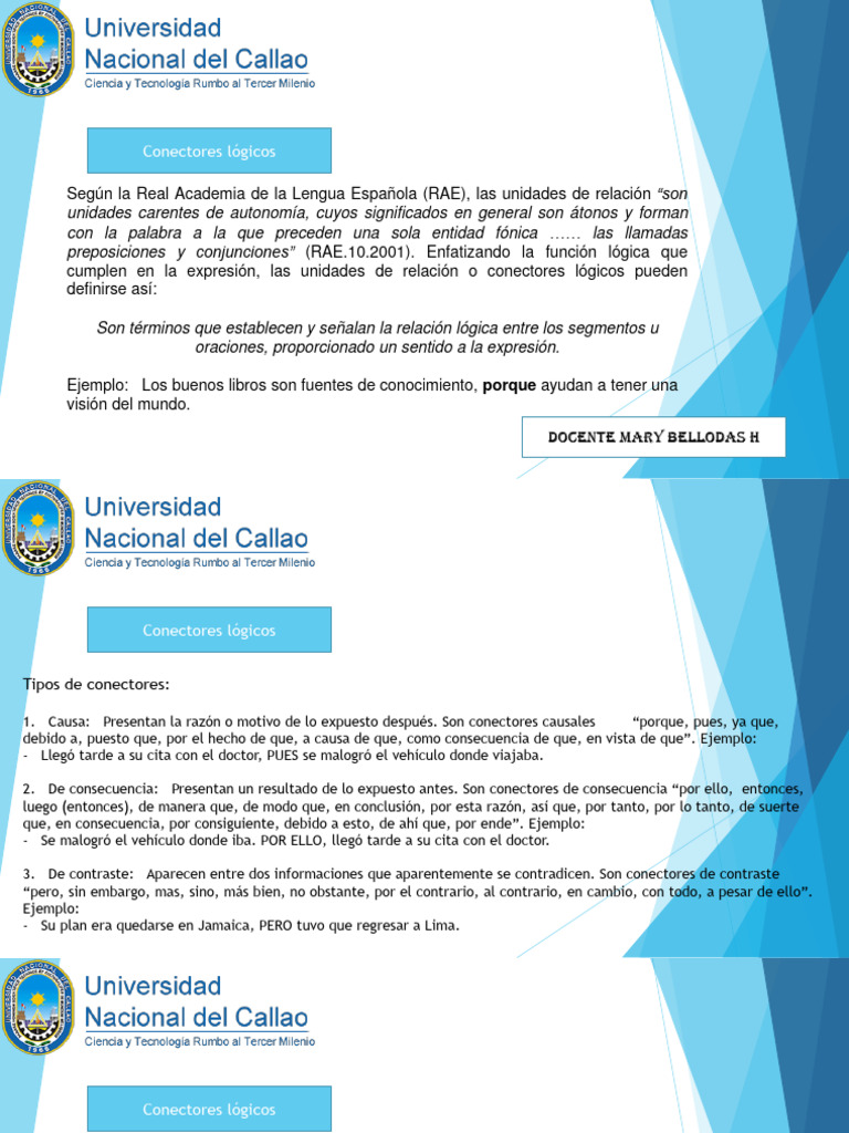 Conectores Lógicos. | PDF | Palabra
