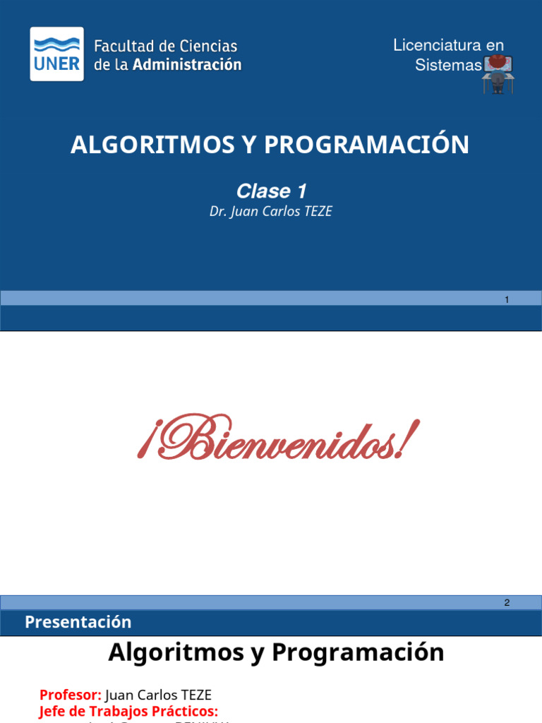 Clase 01 | Descargar gratis PDF | Algoritmos | Lenguaje de programación