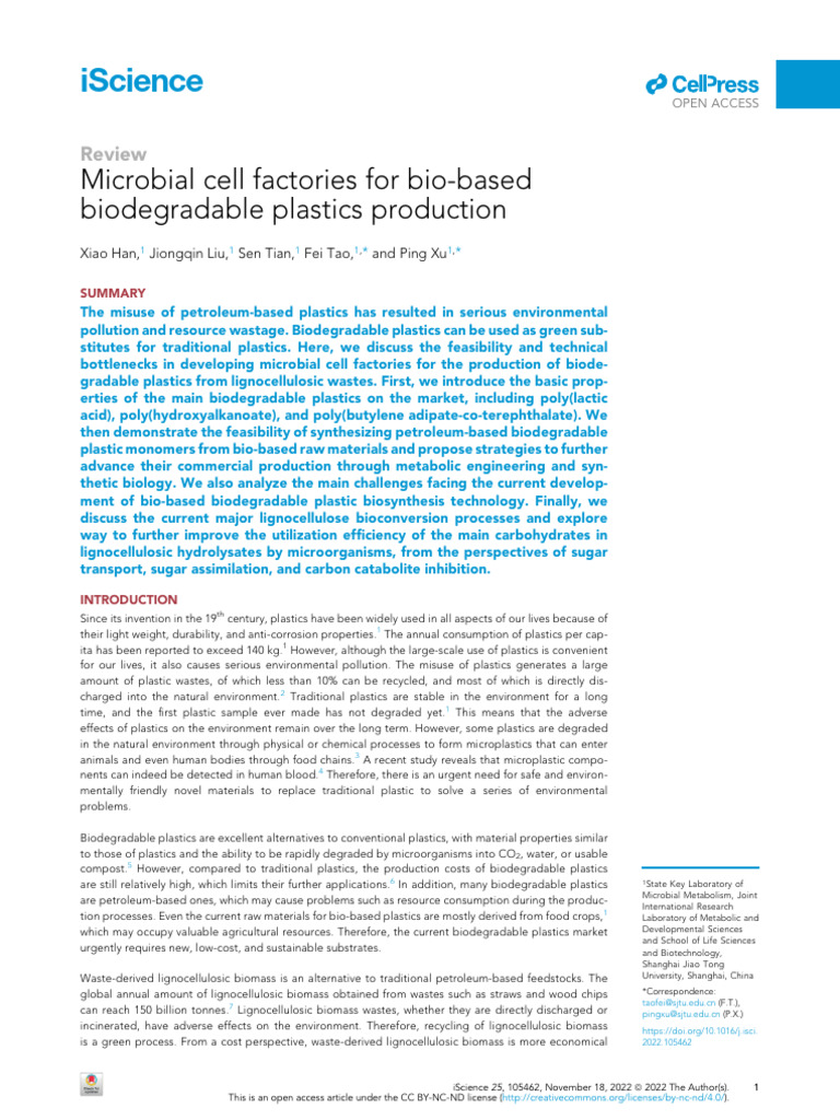 Main | Download Free PDF | Biodegradation | Plastic