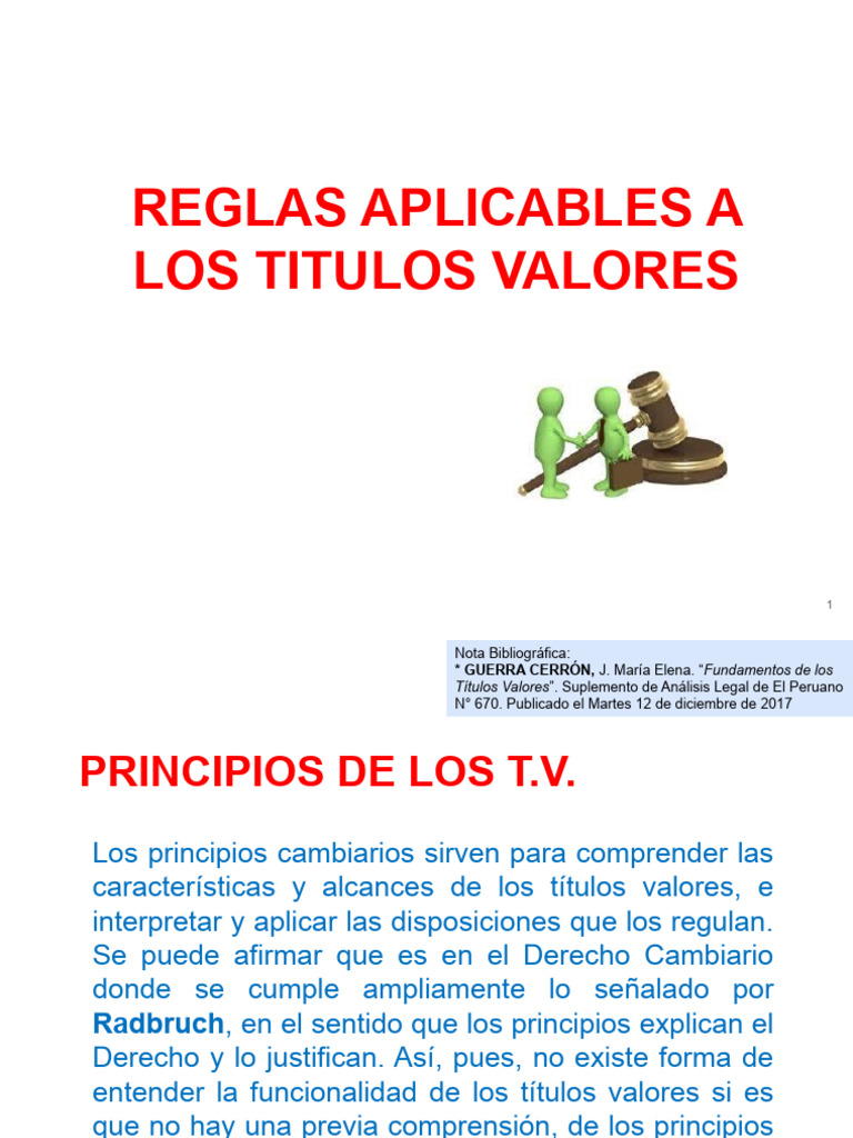 Reglas Aplicables A Los Títulos Valores 2 Descargar Gratis Pdf