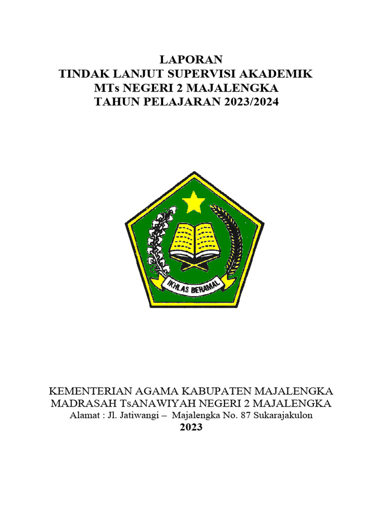243 Laporan Tindak Lanjut Supervisi | PDF | Karier & Perkembangan | Bisnis