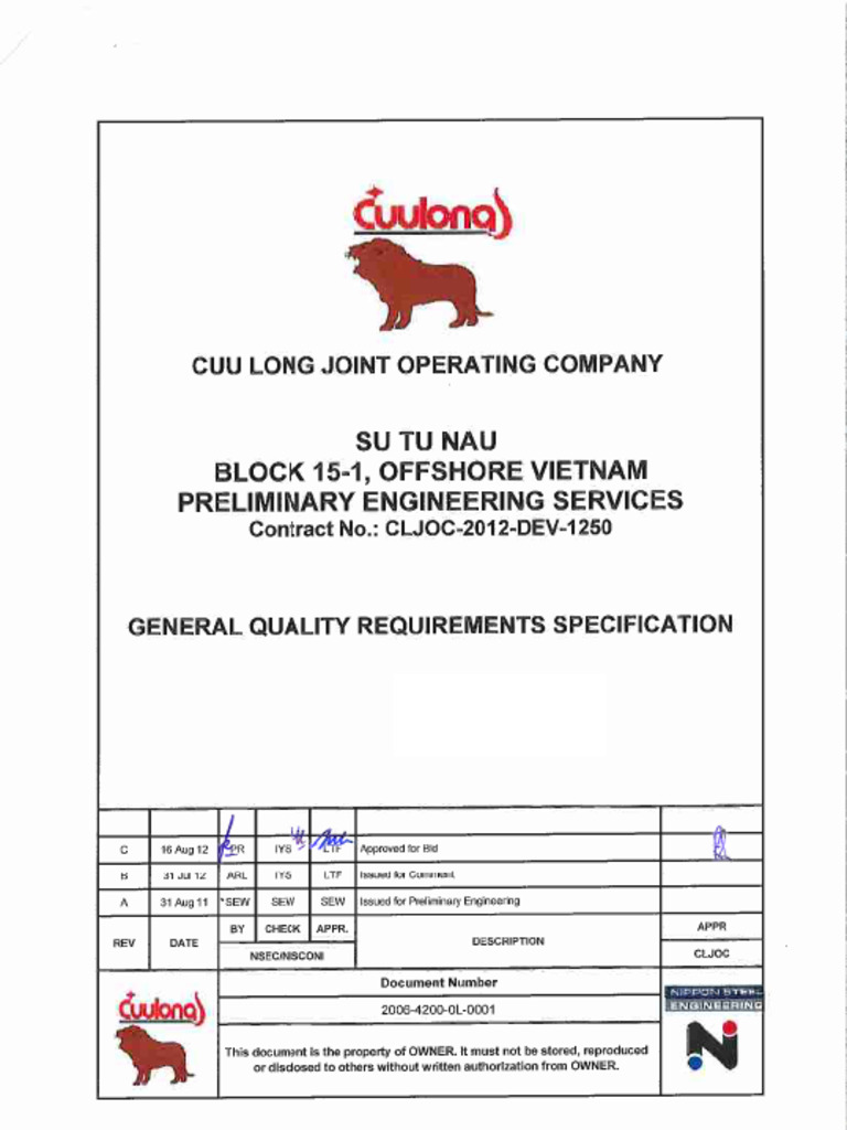 2006-4200-0L-0001 Rev C General Quality Requirements Specification ...