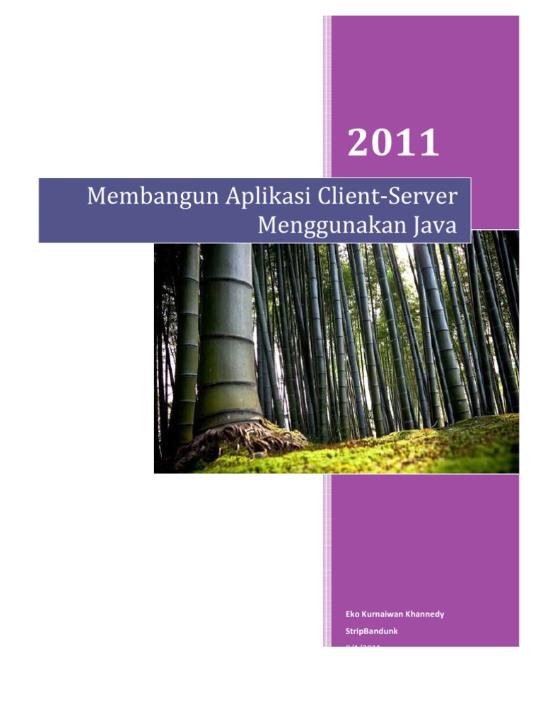 Membangun Aplikasi Client Server Dengan Java | PDF