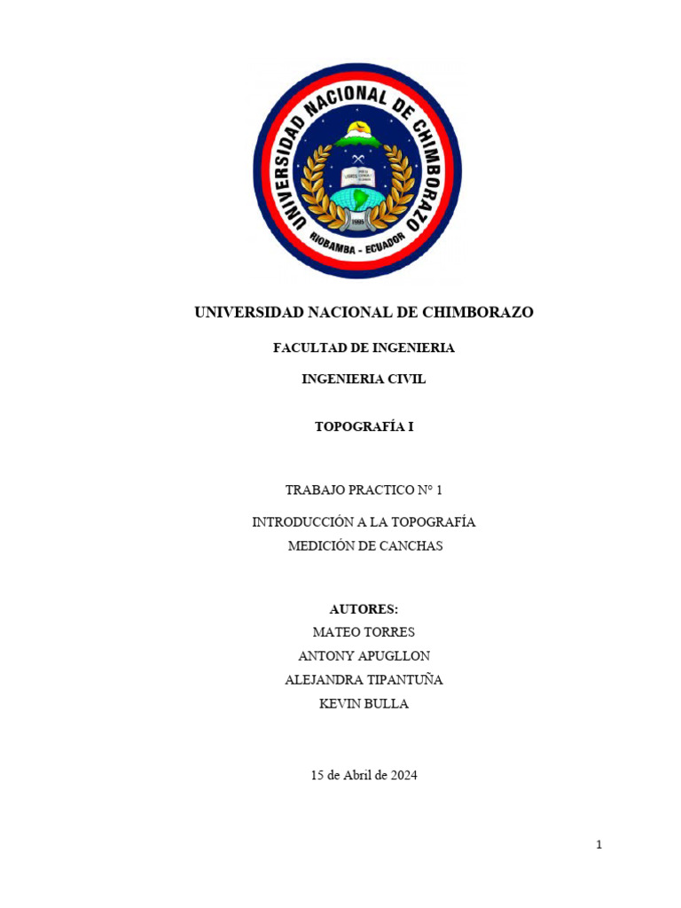 Levantamiento Planimétrico en UNACH | PDF | Sistema de Posicionamiento ...