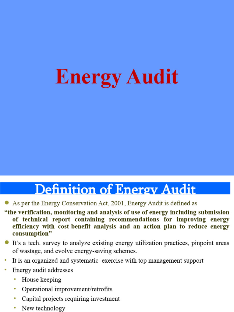 Understanding Energy Audits and Types | PDF | Energy Conservation | Audit