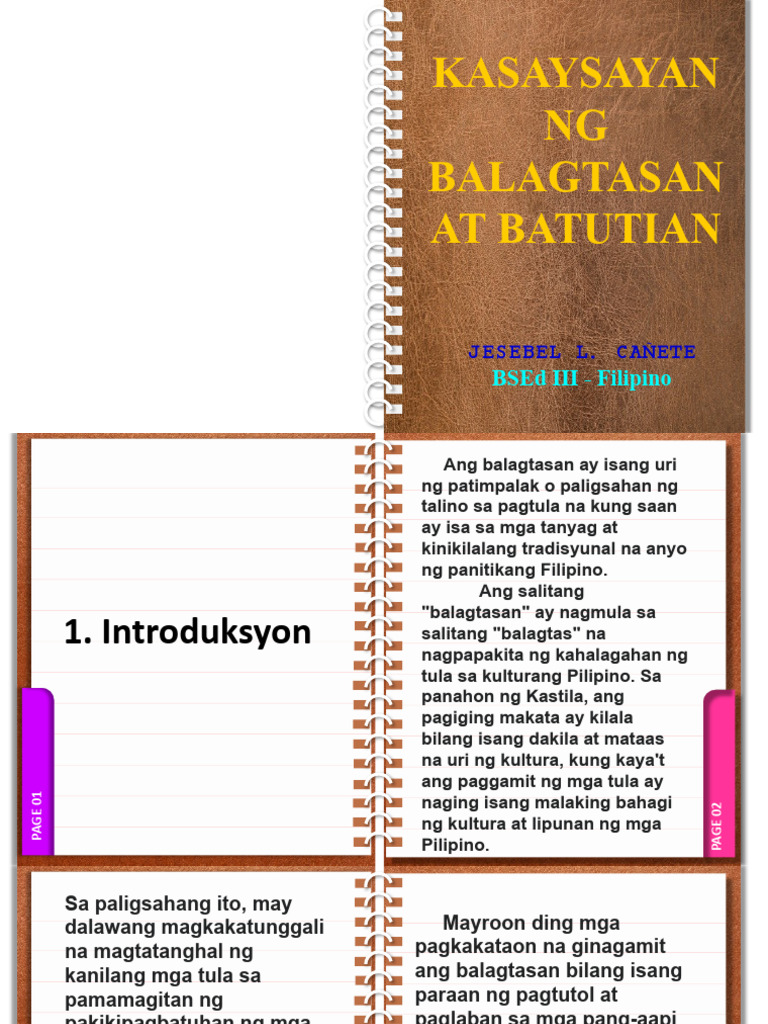 Balagtasan at Batutian | PDF