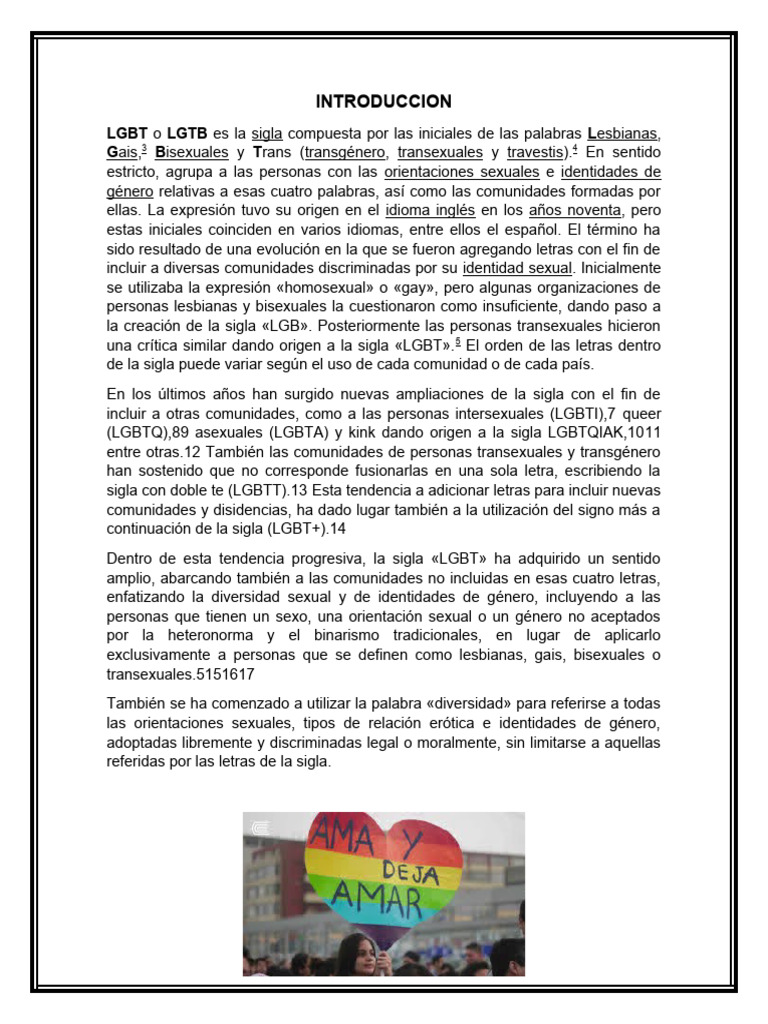 Evolución de la sigla LGBTQIAK | PDF | LGBT | Estudios LGBTQIA+