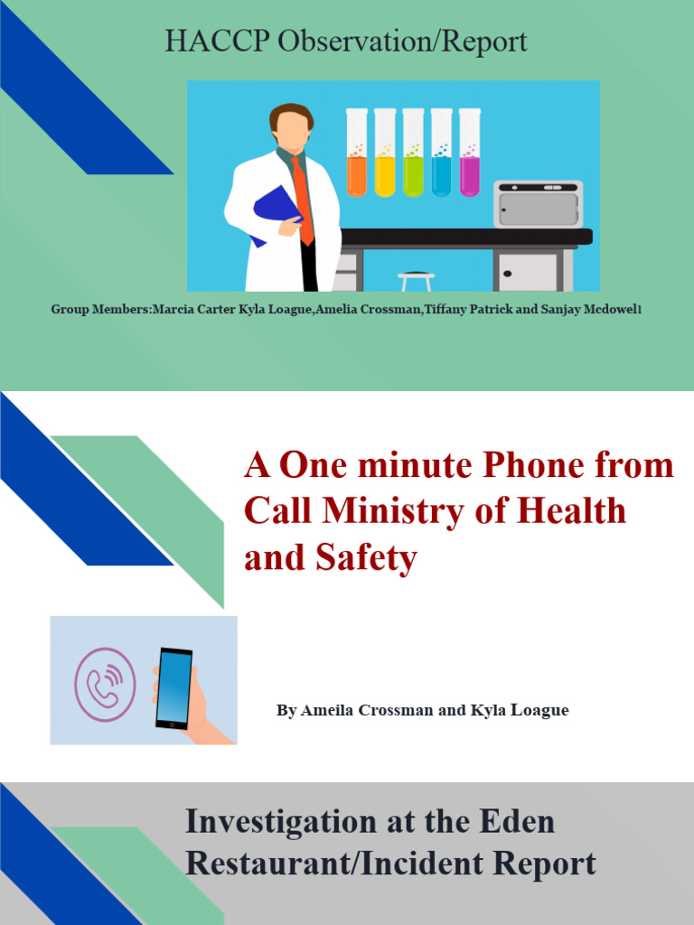 HACCP Observation - Report | Download Free PDF | Refrigerator | Hazard ...