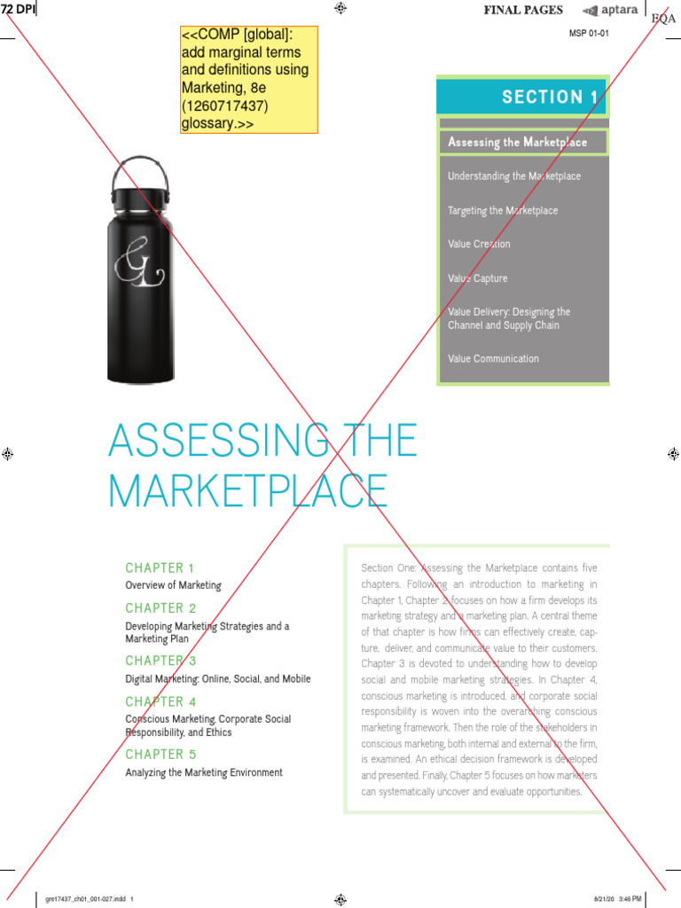 Grewal M Marekting 8e Ch01 | PDF | Marketing | Market (Economics)