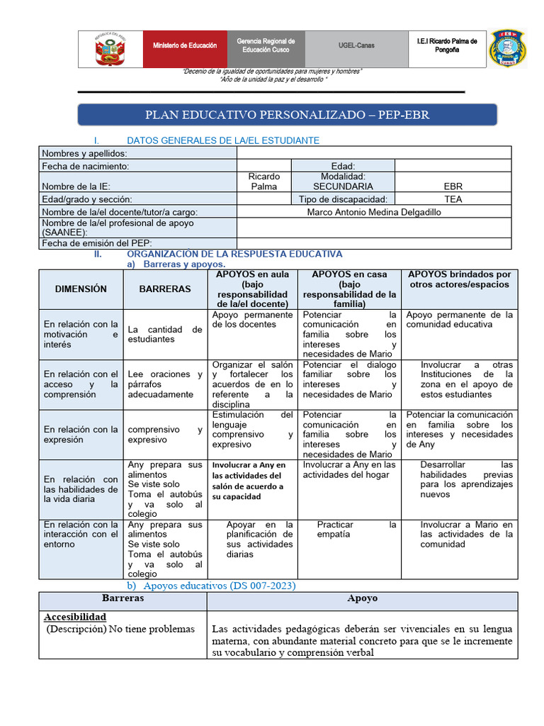 Pep Saanee | PDF | Modificación de comportamiento | Aprendizaje