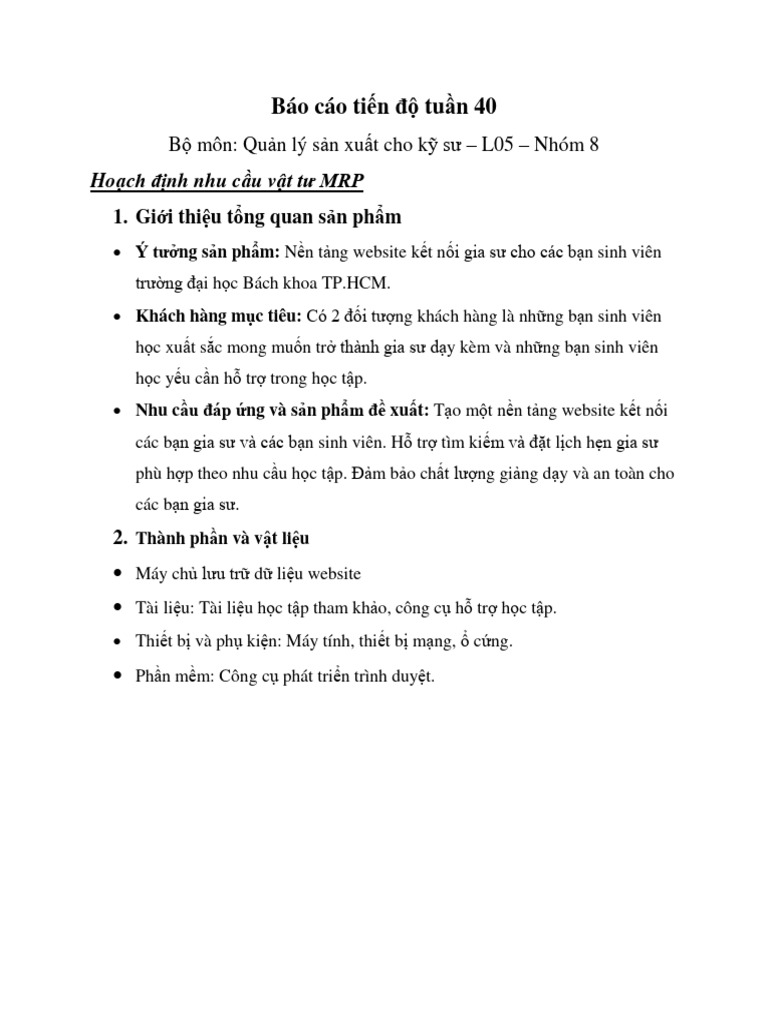 231 QLSXKS Nhom08 L05 MRP | PDF