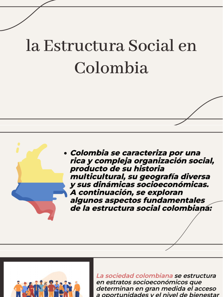 Estructura Social y Desafíos en Colombia | PDF | Ciencias sociales