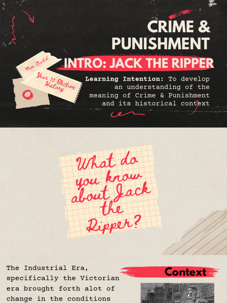 Jack The Ripper Intro | Download Free PDF | Jack The Ripper | Crimes