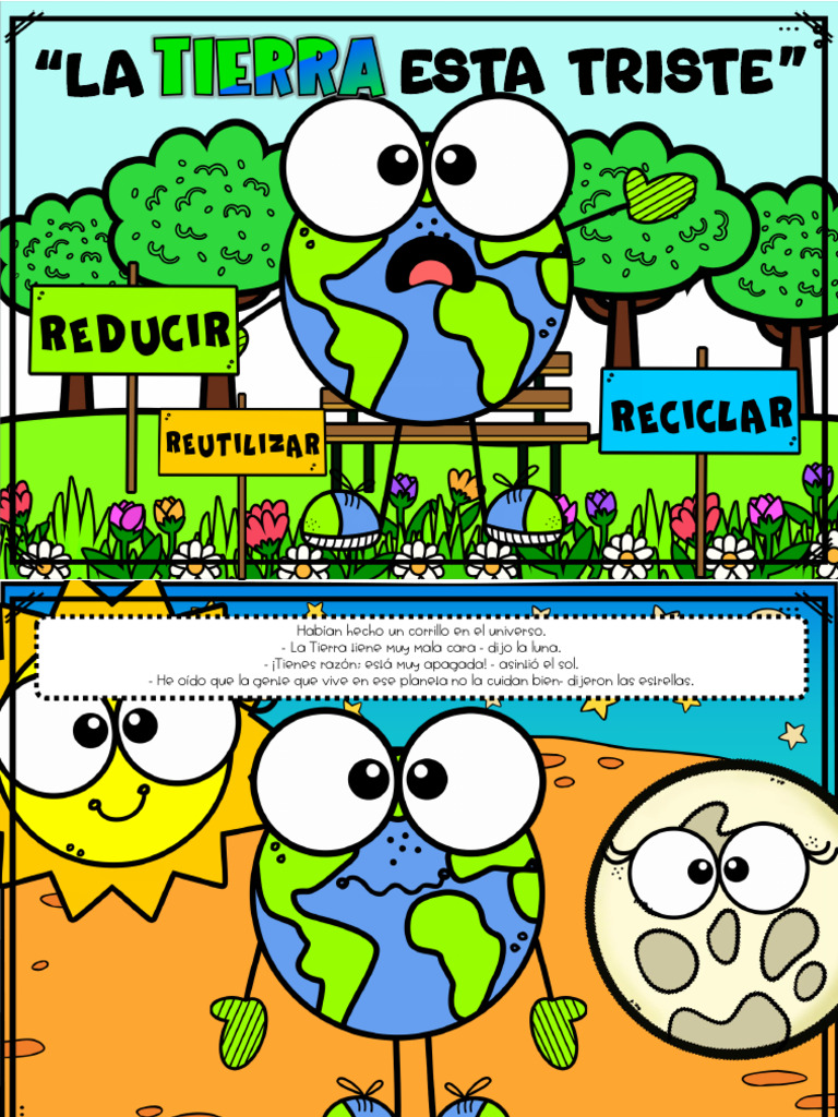 Cuento Imprimible - La Tierra | PDF | Arte | Ciencia y matemáticas