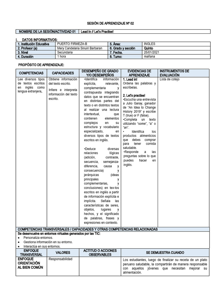 SESSION | PDF | Evaluación | Aprendizaje