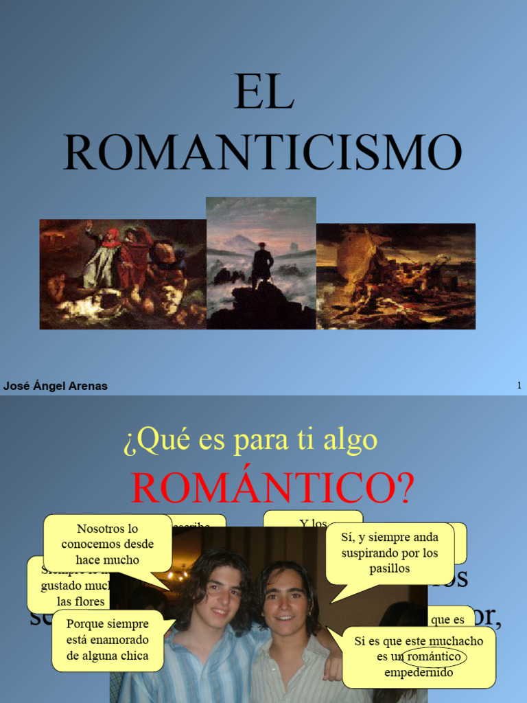 Presentación Romanticismo | PDF | Romanticismo | Poesía