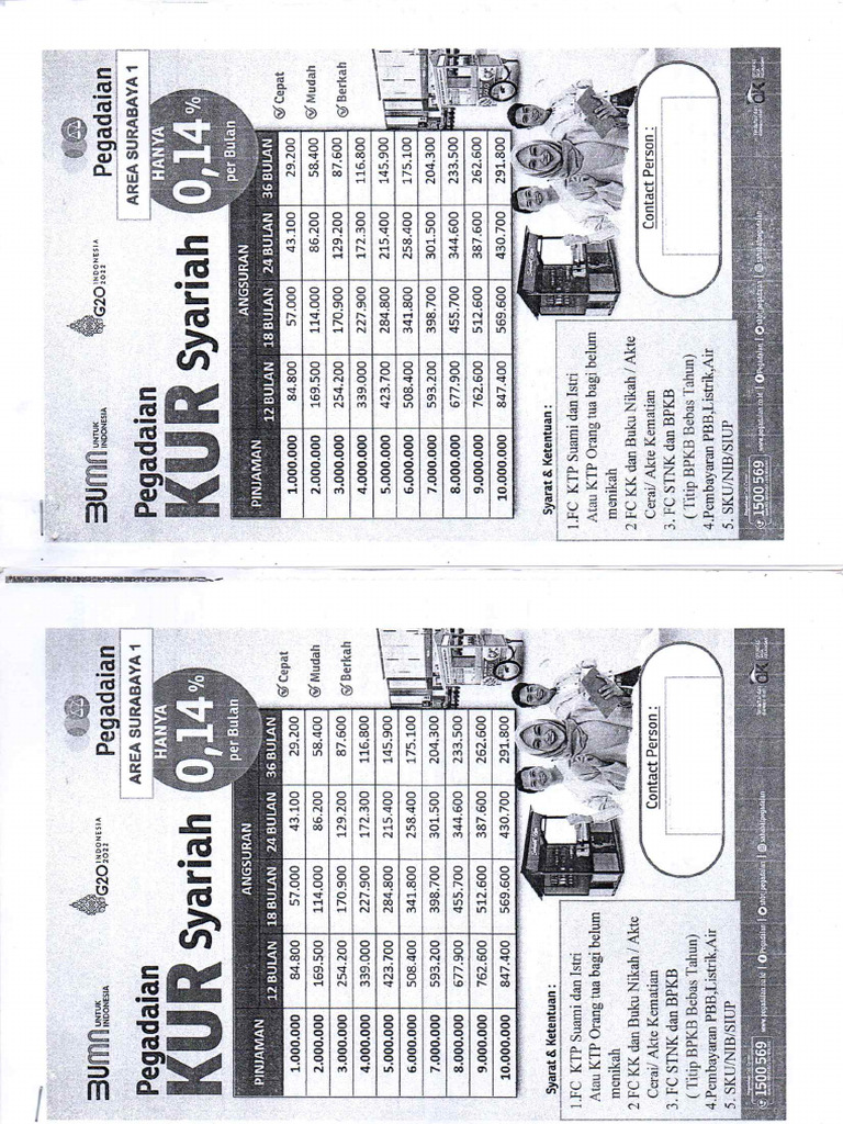 Brosur Pegadaian 4 | PDF